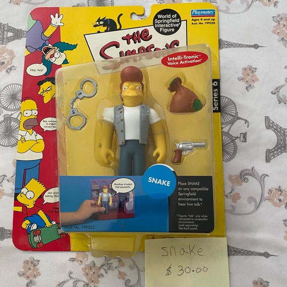 Playmates Toys | Toys | Simpsons Snake Intellitronic Voice Activation ...